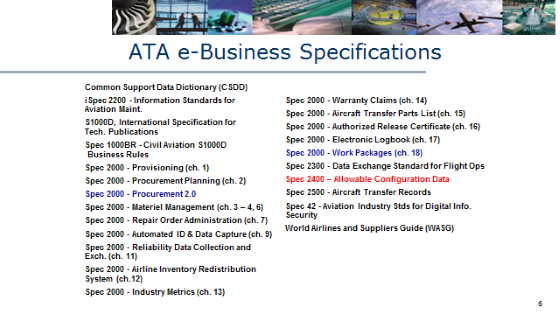 Industry Standards: an ATA perspective